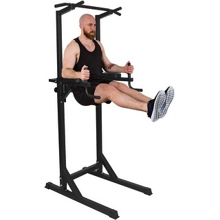 Strength Power Tower Dip Station Pull Up Bar Workout Equipment ...