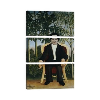 iCanvas "Portrait Of Joseph Brummer, 1909" by Henri Rousseau 3-Piece ...