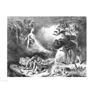 Faust And Mephistopheles At The Witches Sabbath From Goethes Faust 1828 ...