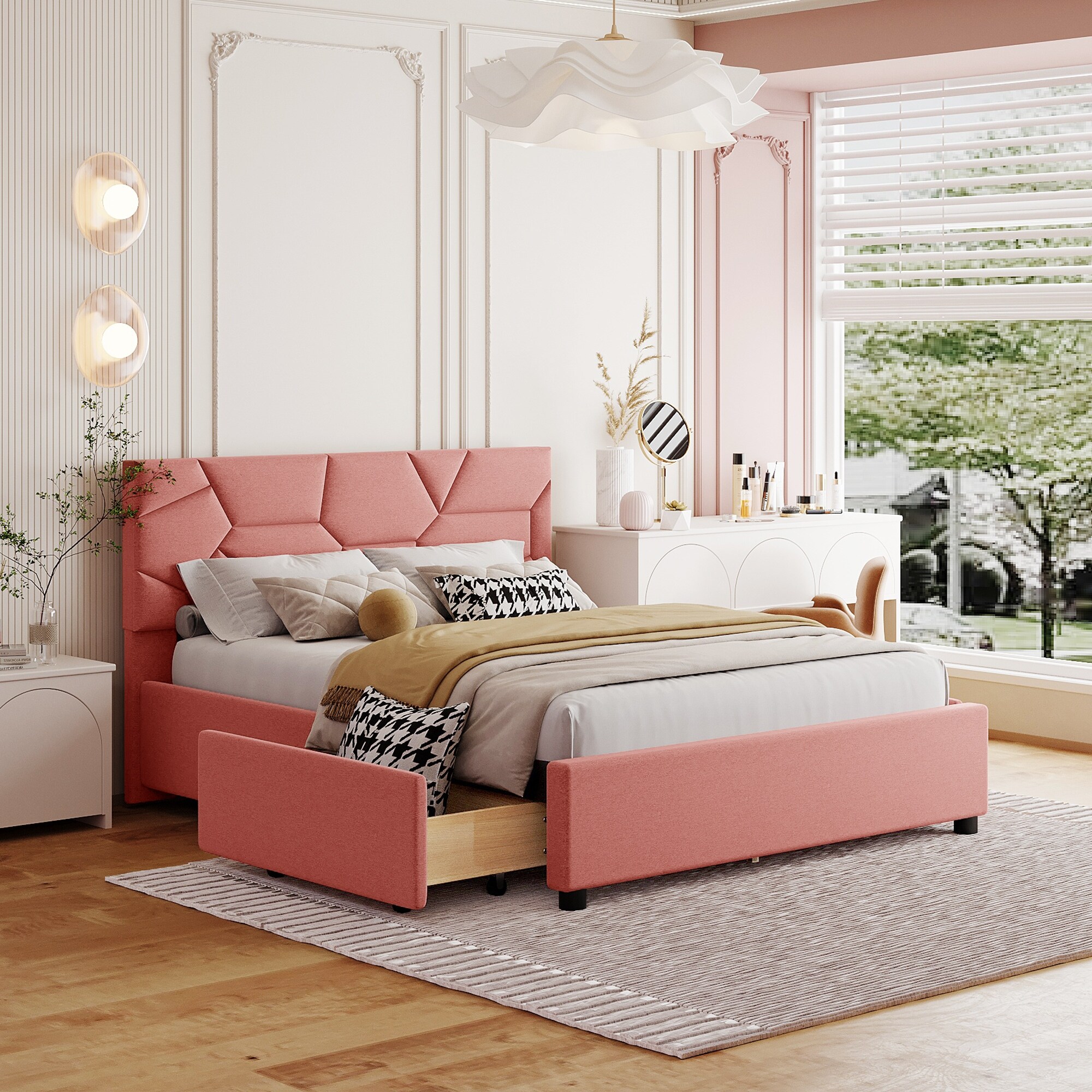Brick storage bed store