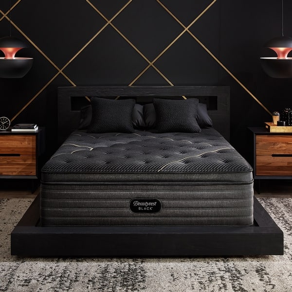 Beautyrest Black K-Class 16.5" Plush Pillow Top Mattress - Bed Bath ...