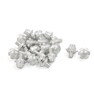 20 Pcs Flower Shaped License Plate Bolts Screws Decor Sliver Tone for ...