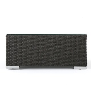 Santa Rosa Wicker Outdoor Coffee Table by Christopher Knight Home - Bed ...