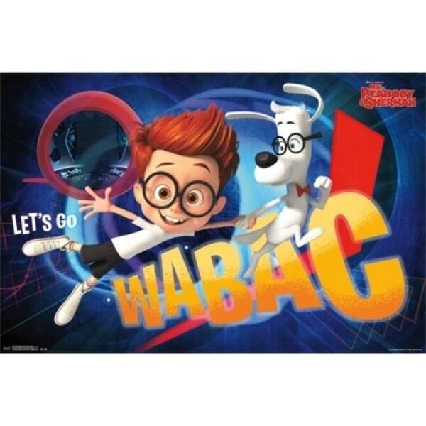 Mr. Peabody And Sherman Wabac Poster Print Item Vartiarp13112 - Bed ...