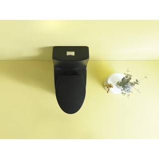 Dual Flush Elongated Toilet with Soft-Close Seat - Bed Bath & Beyond ...