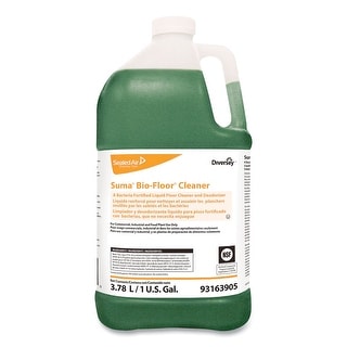Suma Bio-Floor Cleaner, Unscented, Liquid, 1 gal, 4/Carton - Bed Bath ...