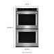 KitchenAid 30" Double Wall Oven with Even-Heat™ True Convection ...