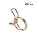 Double Wire Spring Hose Clamp Fuel Line Tube Spring Clips Zinc Plated ...