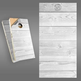 White Wood Cornhole Board Wrap Set - N/A - Bed Bath & Beyond - 33863298
