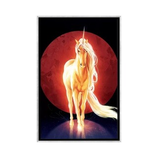 iCanvas "Last Unicorn" by JoJoesArt Framed - Bed Bath & Beyond - 37749684