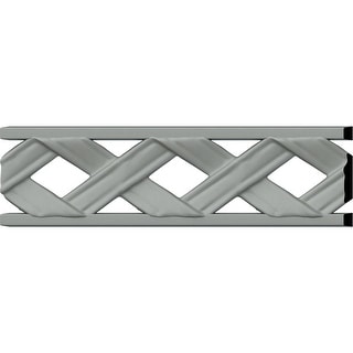 2 1/8"H x 1/4"P x 78 7/8"L Ribbon Pierced Panel Moulding - Bed Bath ...