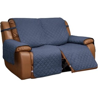 Loveseat Recliner Cover, Reversible Couch Cover for Double Recliner ...