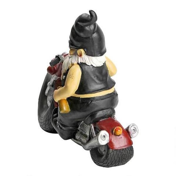 Motorcycle Garden Dwarf Motorcycle Statue - Bed Bath & Beyond - 37522329