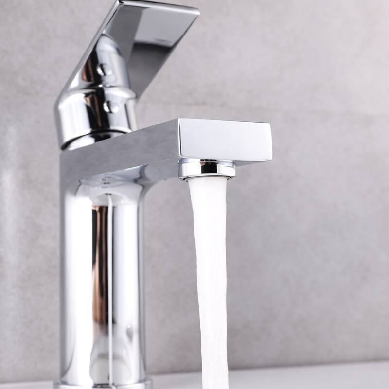 Single Handle Lavatory Faucet in Chrome Finish - Chrome Finish ...