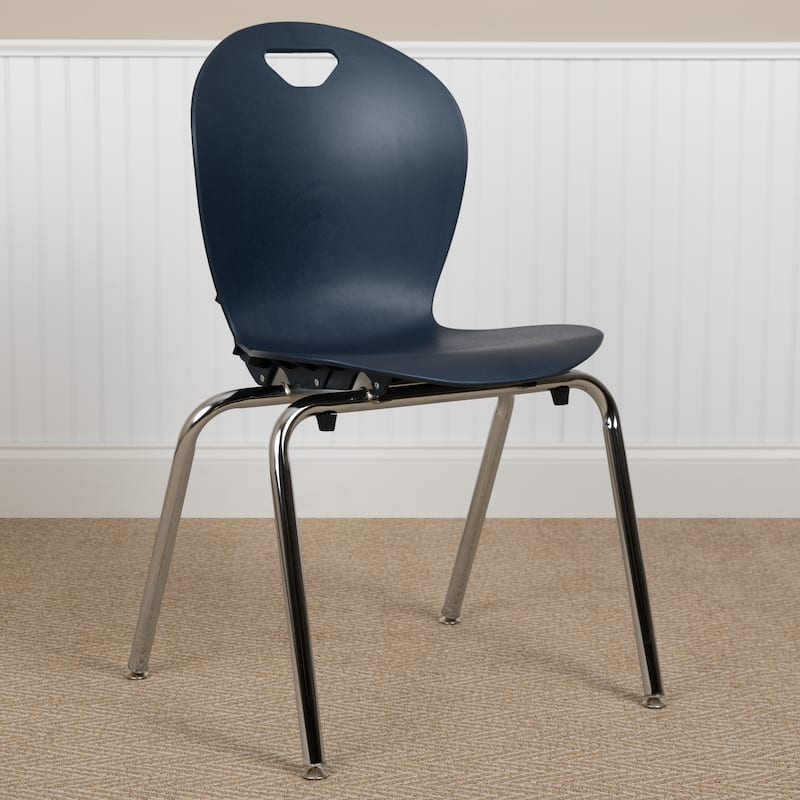 Student Stack Chair 18"H Seat - Classroom Chair for Middle-High-Adults ...
