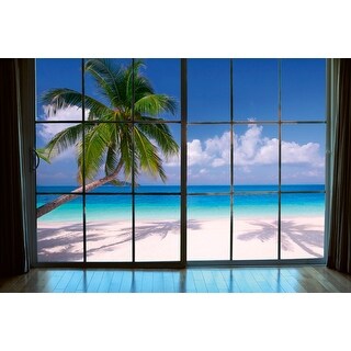 Dimex Beach Window View Wall Mural - Bed Bath & Beyond - 33054543