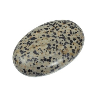 Faux Crystal Palm Stone Oval Polished Worry Stones Blue Solidate Palm ...