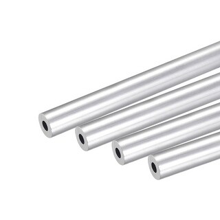6061 Aluminum Round Tube 12mm OD 5mm Inner Dia 250mm Length Pipe Tubing ...