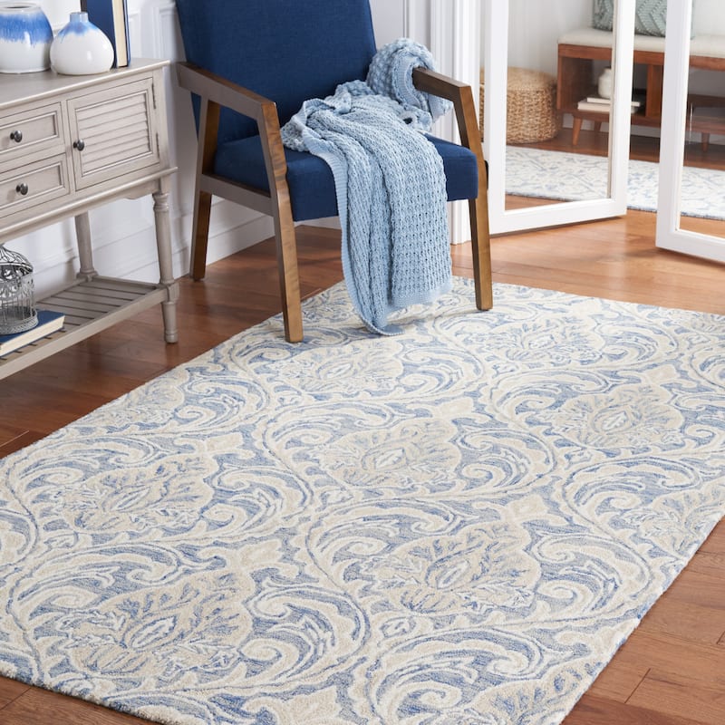 SAFAVIEH Handmade Micro-Loop Maribelle Modern Wool Rug - On Sale ...