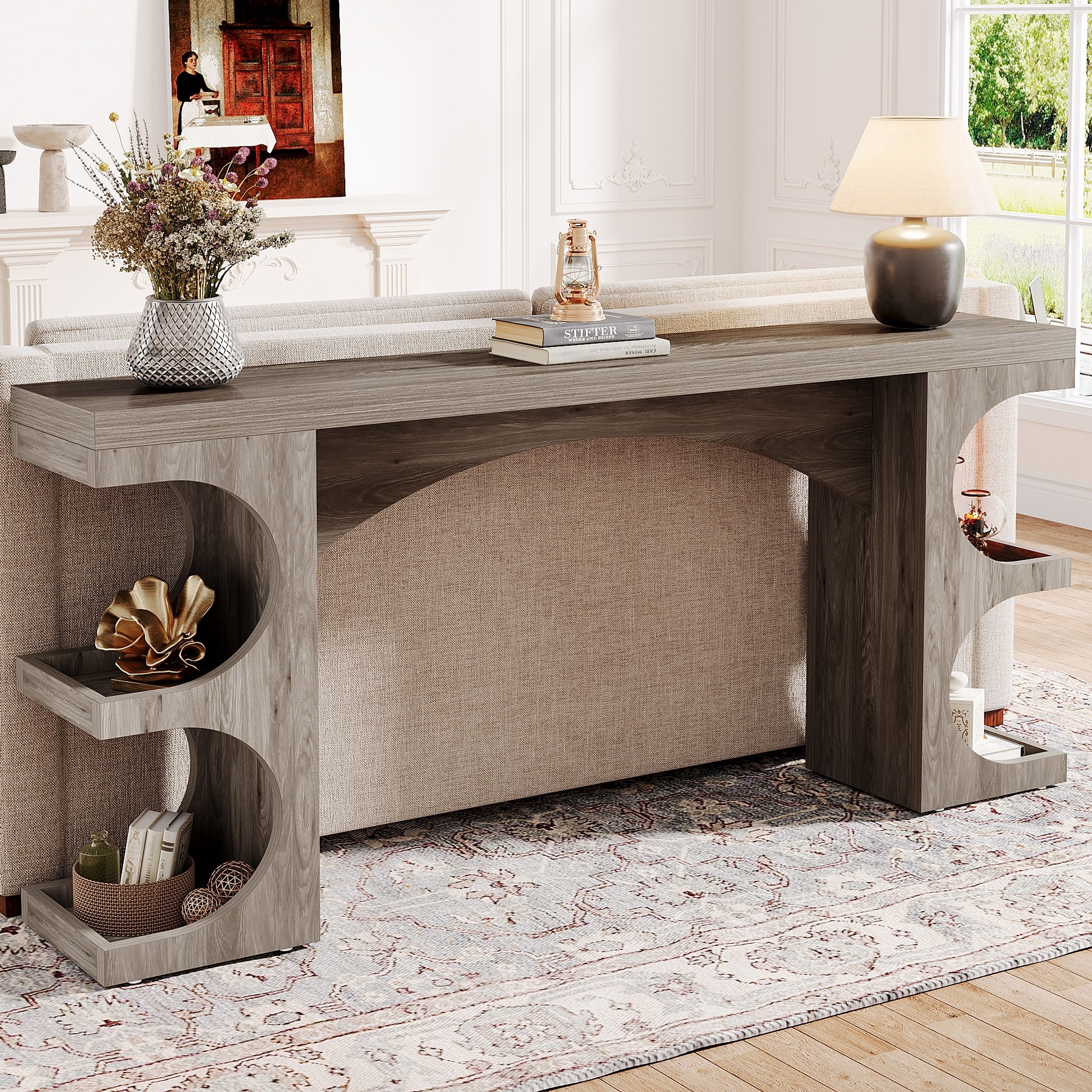 Console Tables for Entryway, Modern Farmhouse 39" Entryway Table with ...
