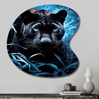 Black Blue Panther Hidden Observer Infrared - Panther Sculptures Wall ...
