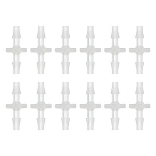 Plastic Hose Barb Fitting Barb Pipe Connectors Fitting Adapter - Bed ...