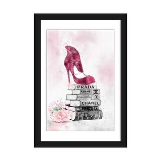 iCanvas "Bubu High Heel On Book Stack" by Pomaikai Barron - Bed Bath ...