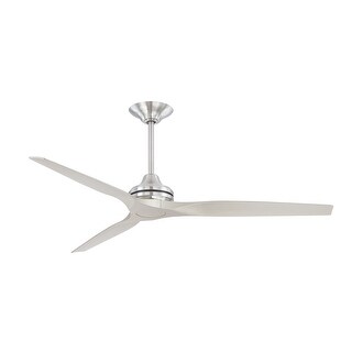 Spitfire DC Custom Indoor/Outdoor Ceiling Fan DC Motor Brushed Nickel ...