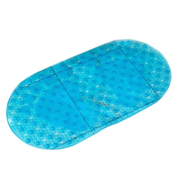 PVC Foot Shape Ground Floor Foot Mat - Blue - Bed Bath & Beyond - 28647532