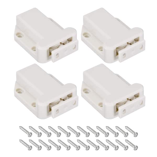 4 Set ABS Automatic Spring Loaded Push to Open Door Catch Touch Lock ...