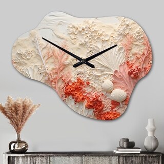 Pink And White Coastal Coral Collage V - Coastal Coral Under Water ...