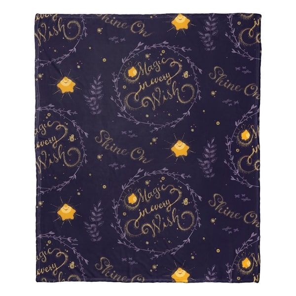 Disney Wish Magic in Every Wish Silk Touch Throw - Bed Bath & Beyond ...