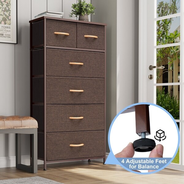 6 drawer Chest Vertical Dresser Storage Tower by Crestlive Products On Sale Bed Bath Beyond 31806455