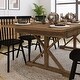 8' x 40" Rectangular Antique Rustic Solid Pine Folding Dining Table ...