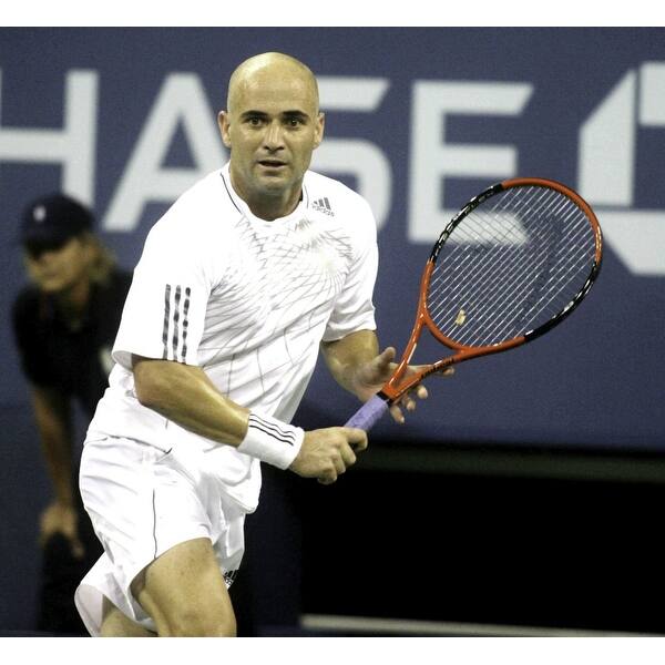 Andre Agassi playing tennis Photo Print - Bed Bath & Beyond - 25388290