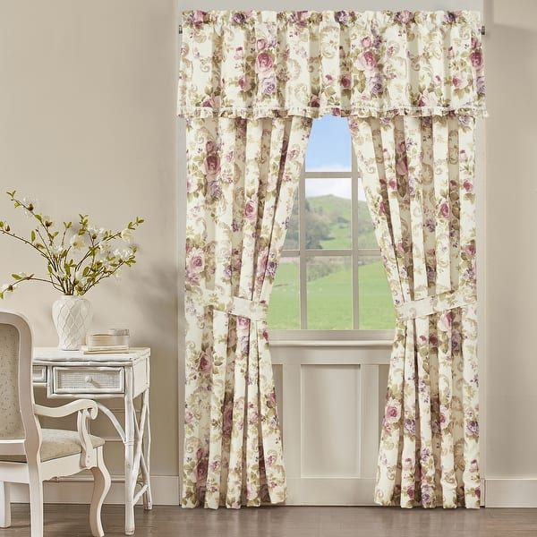 The Gray Barn Warwick Classic Floral 84-inch Window Panel Pair - Bed ...