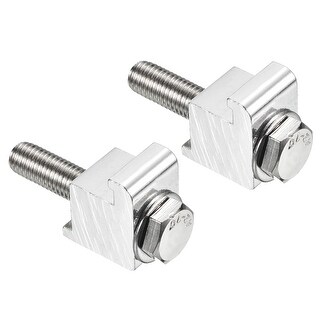 M12 Claw Clamp, 2 Pack Durable C Shape Vacuum Hose Clamp Bolt with ...