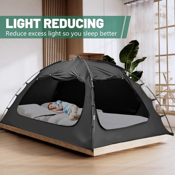 DoCred Blackout Private Space Bed Canopy For Adult And Kids Bed Bath Beyond 41782649