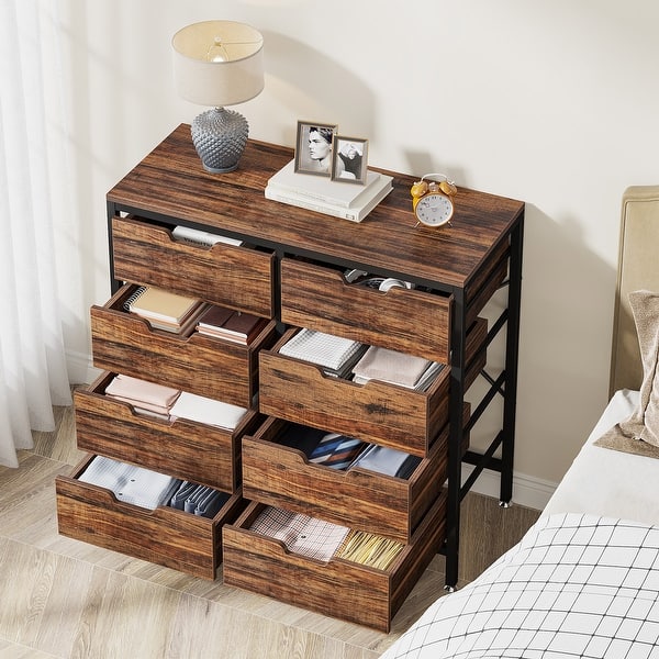 Wide Chest of Drawers for Closet, Drawer Cabinet Storage Drawers - Bed ...
