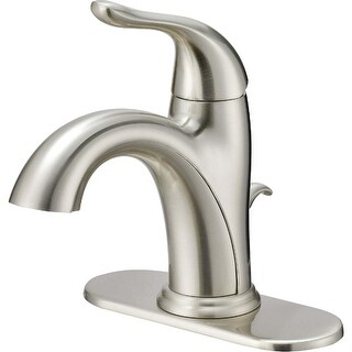 GLOBE UNION FS1A4141NP 1H Brushed Nickel Lavatory Faucet - Bed Bath ...