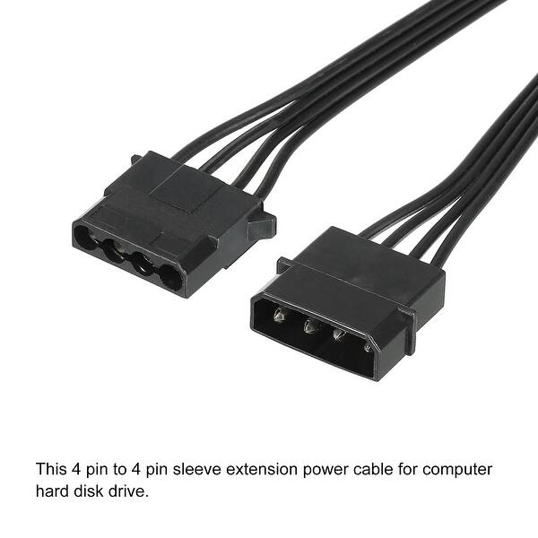 Hard Disk Drive Power Extension Cable, 4 Pin IDE to 4-Pin 220mm/8.7 ...