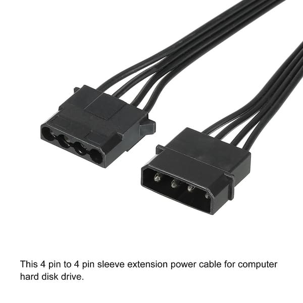 Hard Disk Drive Power Extension Cable, 4 Pin IDE to 4-Pin 220mm/8.7 ...