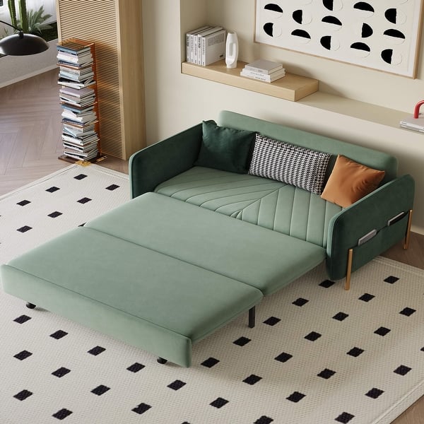 green small sofa bed