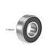 R6-2RS Deep Groove Ball Bearing 3/8"x7/8"x9/32" Sealed GCr15 Bearings ...