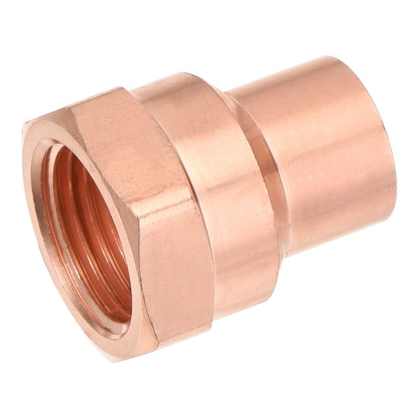 1/2 Inch Copper Female Adapters NPT3/8 Internal Thread Welding Fitting ...