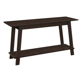 42-Inch TV Stand with Storage Shelves, Espresso Finish, Contemporary ...