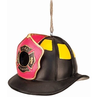 Spoontiques 10293 fire hat birdhouse - Bed Bath & Beyond - 29055670
