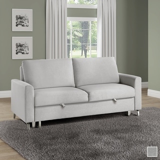 Fremont & Park Eunice Grey Fabric Convertible Studio Sleeper Sofa with ...