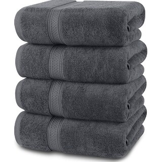 4 Pack Premium Bath Towels Set, (27 x 54 Inches) - Bed Bath & Beyond ...