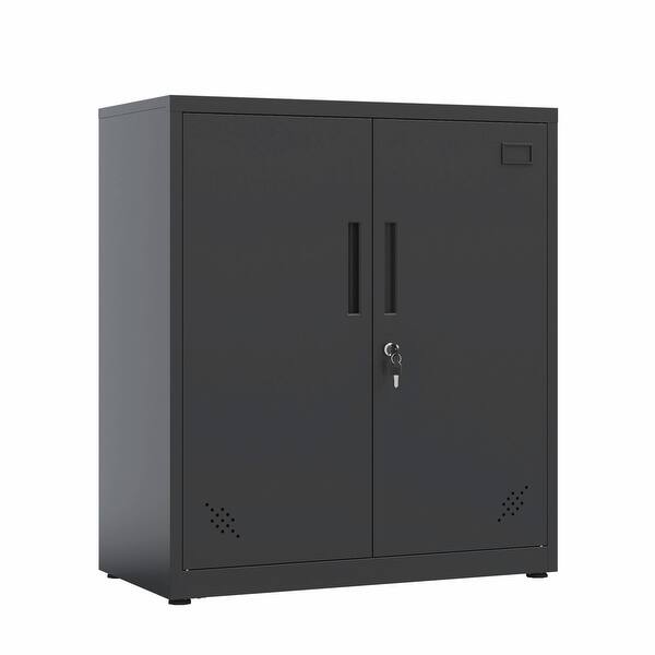 Steel Lockable Garage Storage Cabinet, Tall Metal File Cabinet - Bed ...